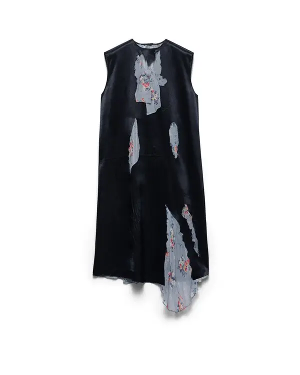 Prada Devoré Satin Dress