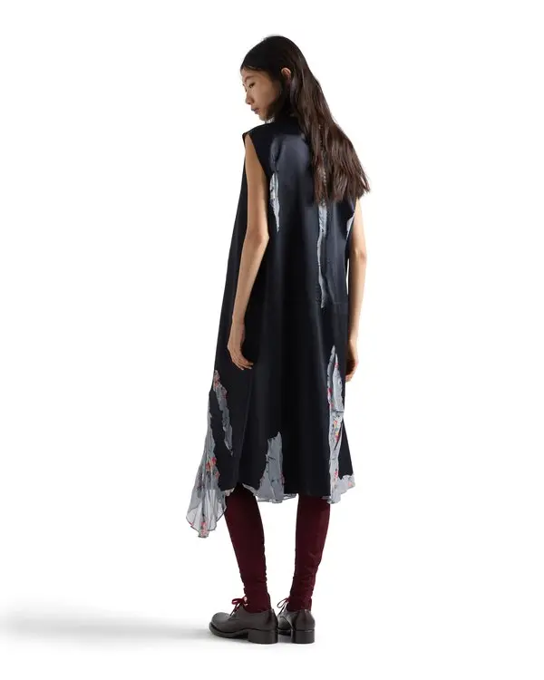 Prada Devoré Satin Dress