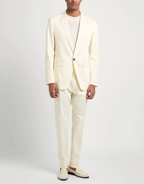 Dsquared2 Suit Size Cotton, Elastane - Ivory