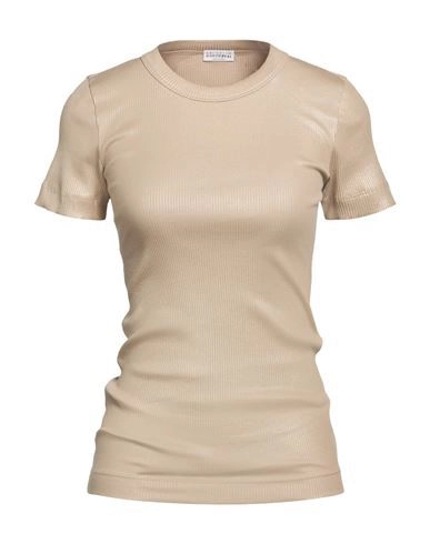 Brunello Cucinelli T-shirt Size Cotton, Elastane, Ecobrass - Beige