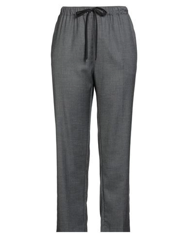 MEIMEIJ Pants Dark Size Polyester, Viscose, Elastane, Acetate - Grey