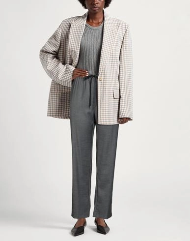 MEIMEIJ Pants Dark Size Polyester, Viscose, Elastane, Acetate - Grey