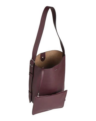 Max Mara Shoulder Bag Burgundy Leather