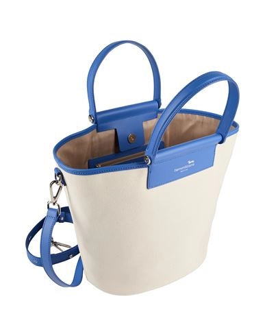 HARMONT & BLAINE Cotton And Calfskin Tote Bag