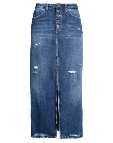 DONDUP Cotton Denim Pencil Skirt