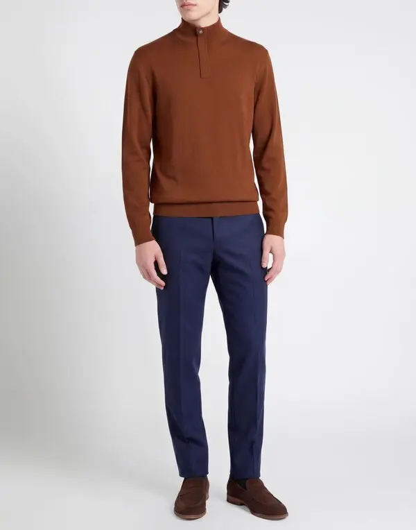 DANIELE FIESOLI Merino Wool Half-zip Sweater