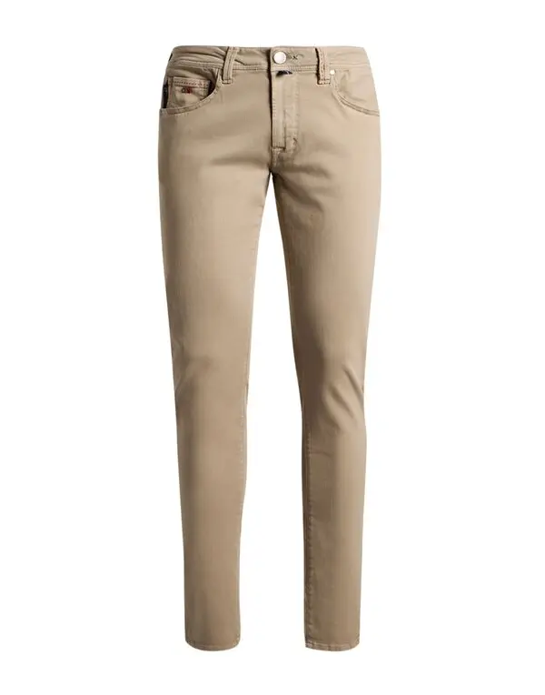 TRAMAROSSA Skinny Fit Jeans In Cotton, Polyester, And Elastane - Beige