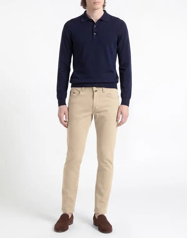 TRAMAROSSA Skinny Fit Jeans In Cotton, Polyester, And Elastane - Beige