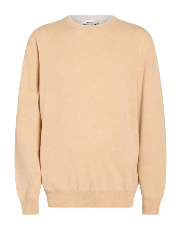 Altea Sweater Sand Size Virgin Wool