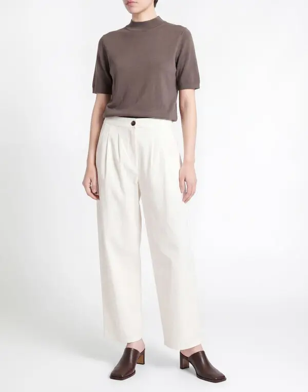 Liviana Conti Pants Ivory Size Viscose, Polyamide, Elastane
