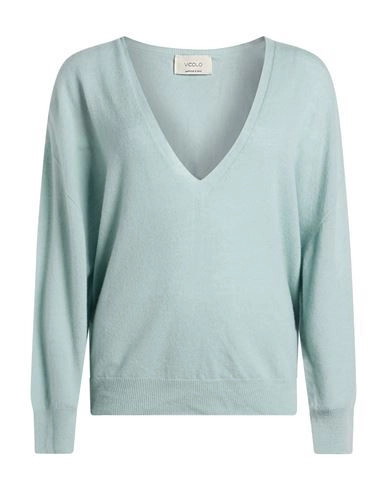 VICOLO Sweater Turquoise Size Wool, Cashmere