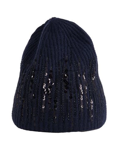 DONDUP Hat Size Wool, Viscose, Polyamide, Cashmere - Blue