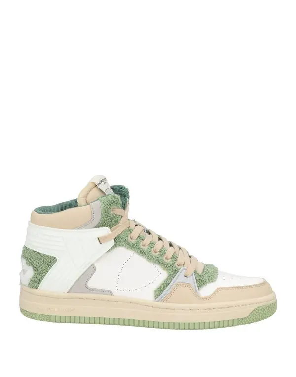 Philippe Model Sneakers Size Leather, Textile Fibers