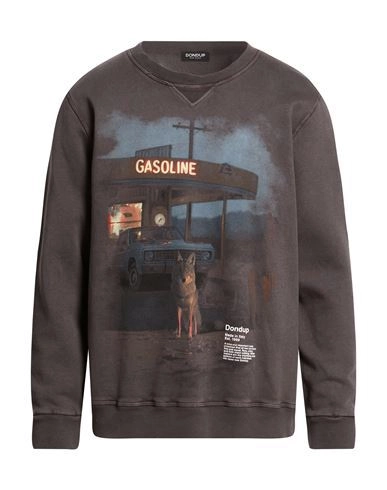 DONDUP Sweatshirt Charcoal Size Cotton