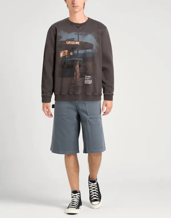 DONDUP Sweatshirt Charcoal Size Cotton