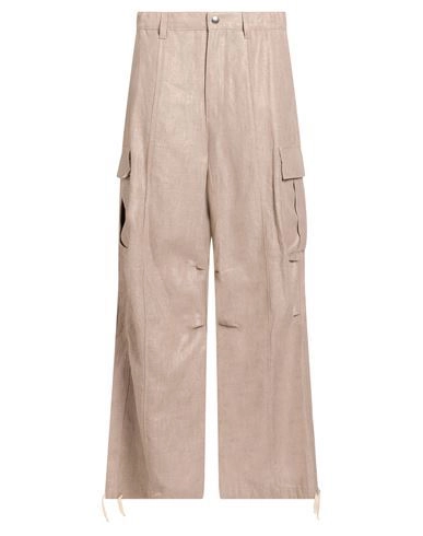 DEPARTMENT 5 Wide-leg Linen Cargo Pants - Khaki