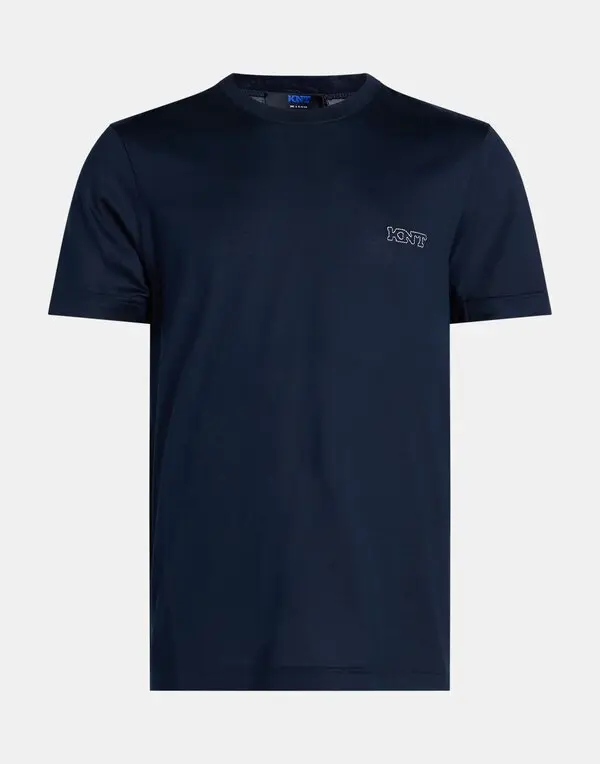 Kiton T-shirt Midnight Size Cotton