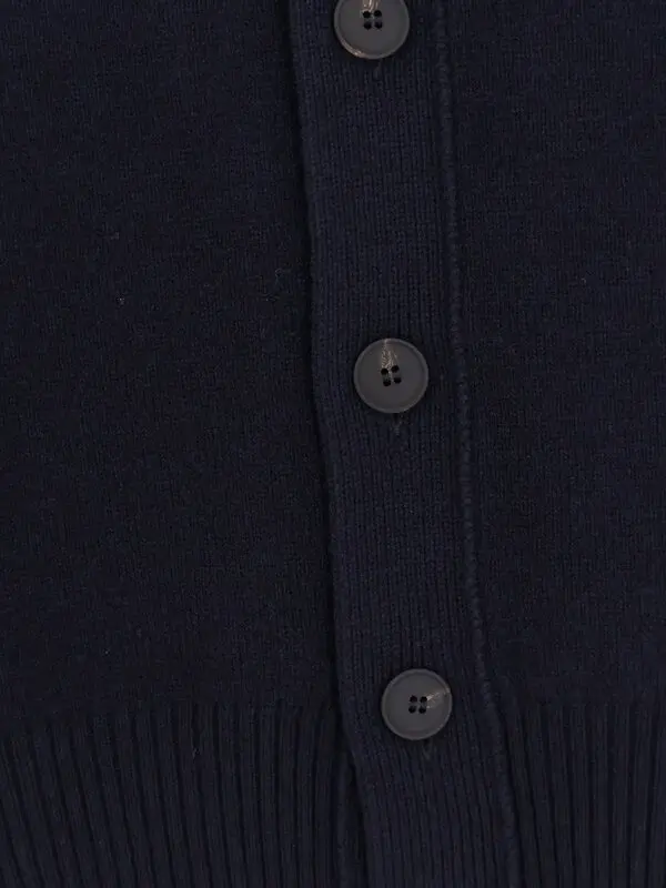 GRAN SASSO Virgin Wool V-neck Cardigan