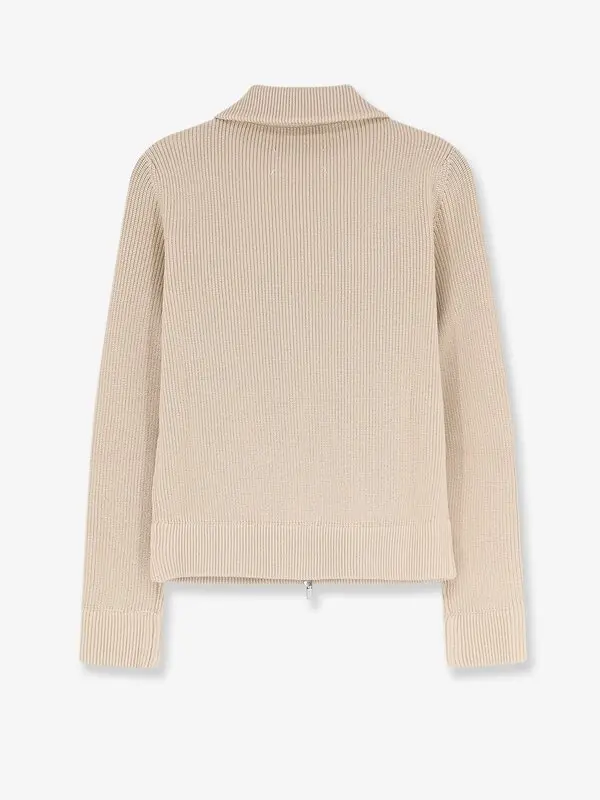 MAISON MARGIELA Wool Blend Zip-up Cardigan