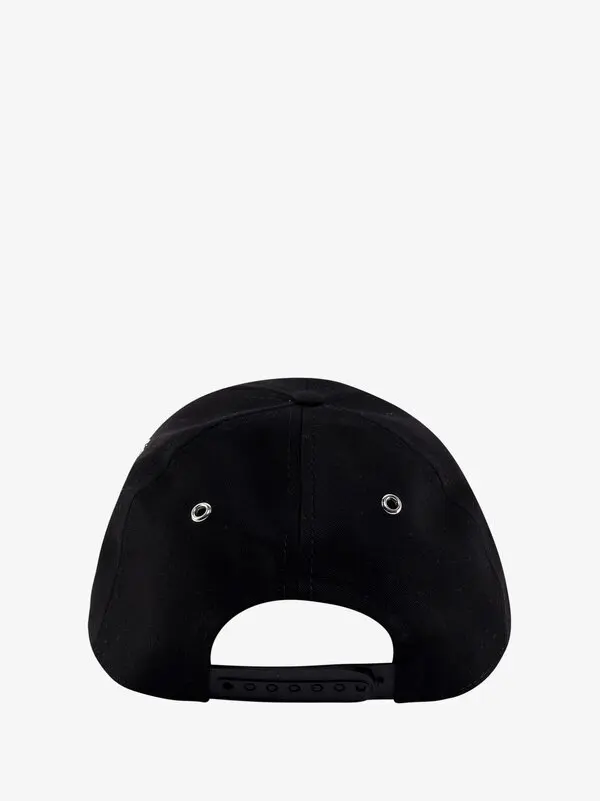 AMI Paris Cotton Hat With Embroidered Logo On The Front