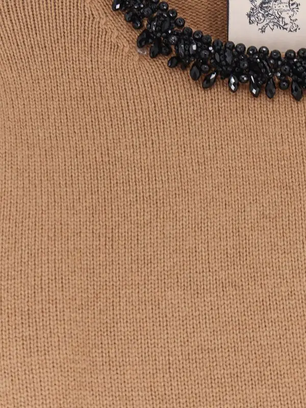 SEMICOUTURE Wool And Cashmere Blend Sweater