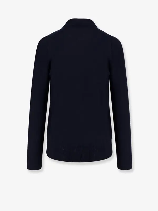 GRAN SASSO Virgin Wool Zip-up Cardigan