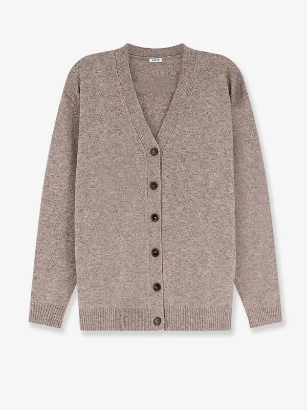 Aspesi Wool And Cashmere Blend Cardigan