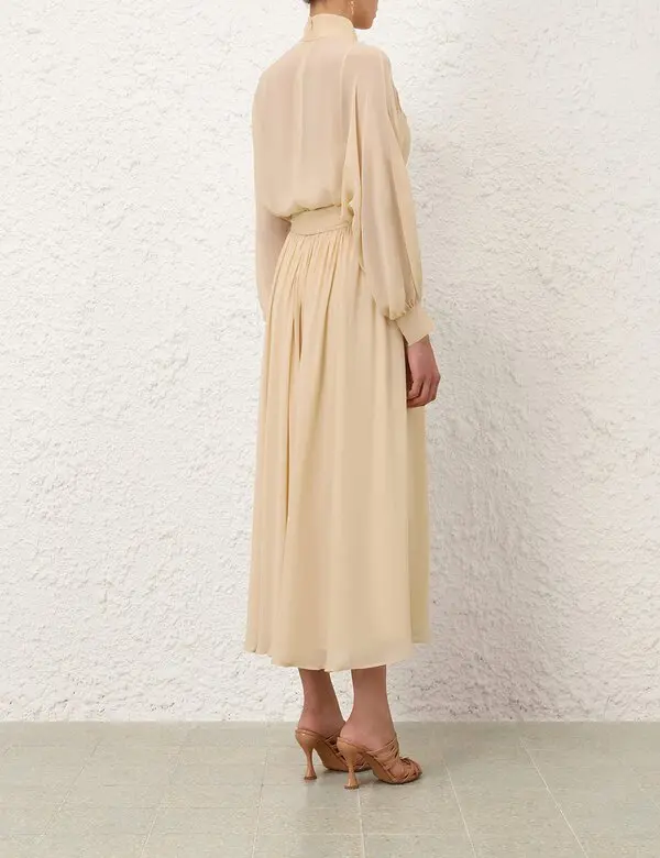 Zimmermann Valiant Sash Midi Skirt