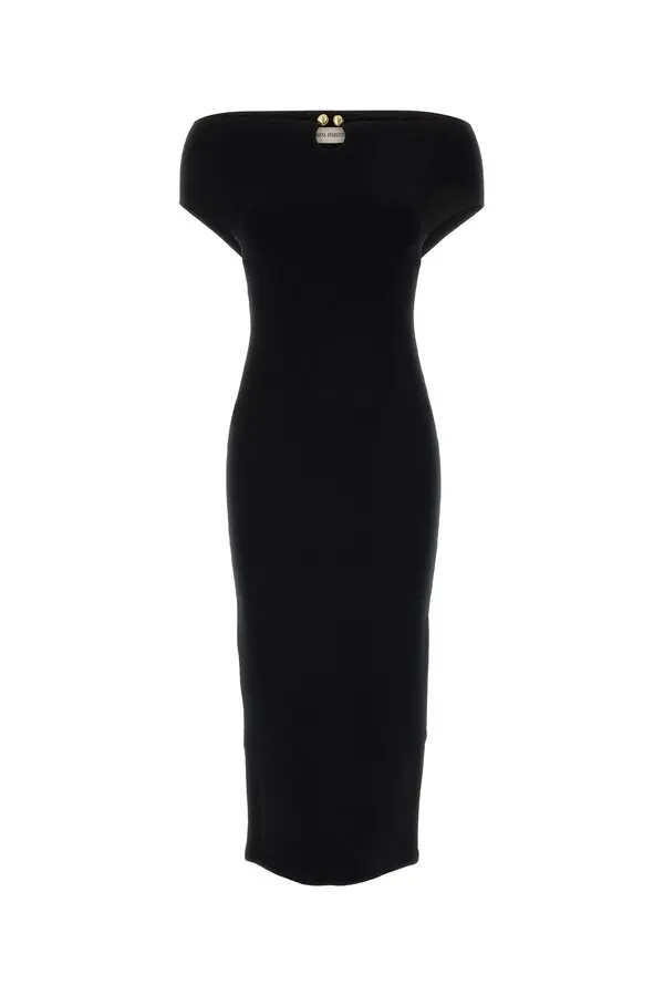 Alberta Ferretti Jersey Off-the-shoulder Dress