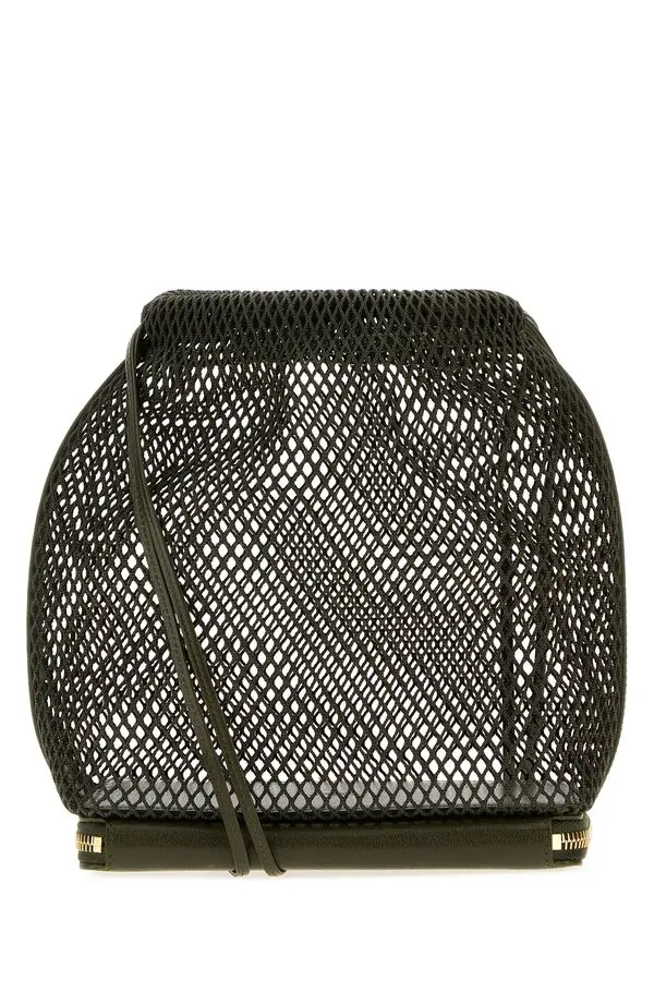 Alaïa Olive Le Pochon Bucket Bag