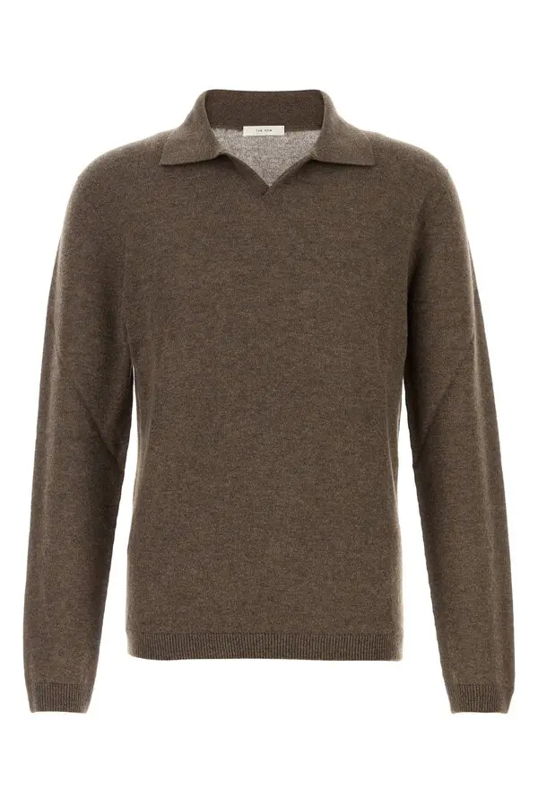 THE ROW Cashmere Ripley Polo Shirt