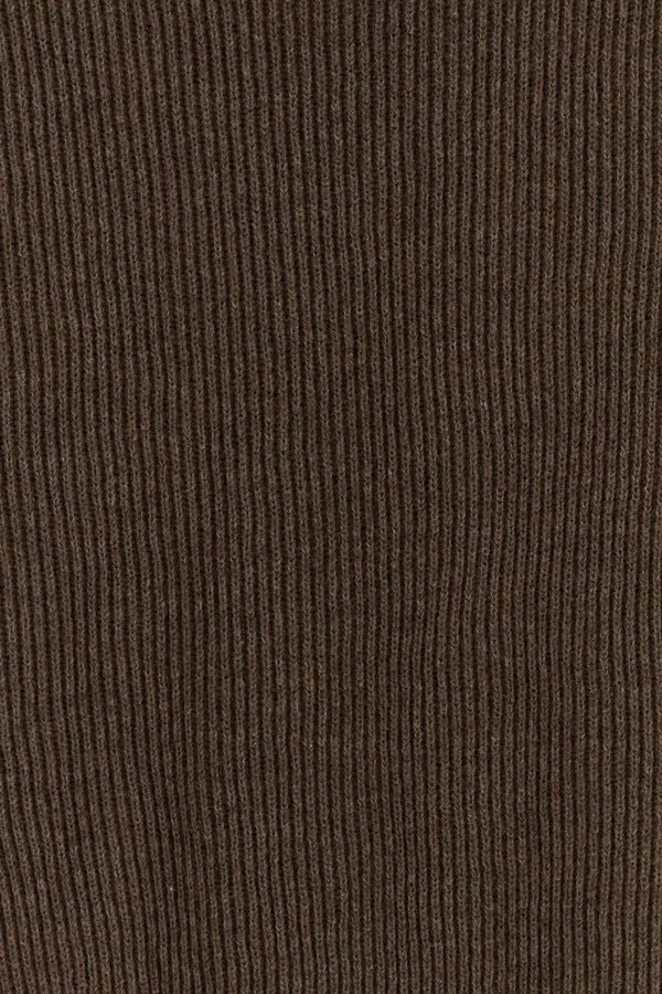 THE ROW Ribbed Stretch Cotton Blend Sweater
