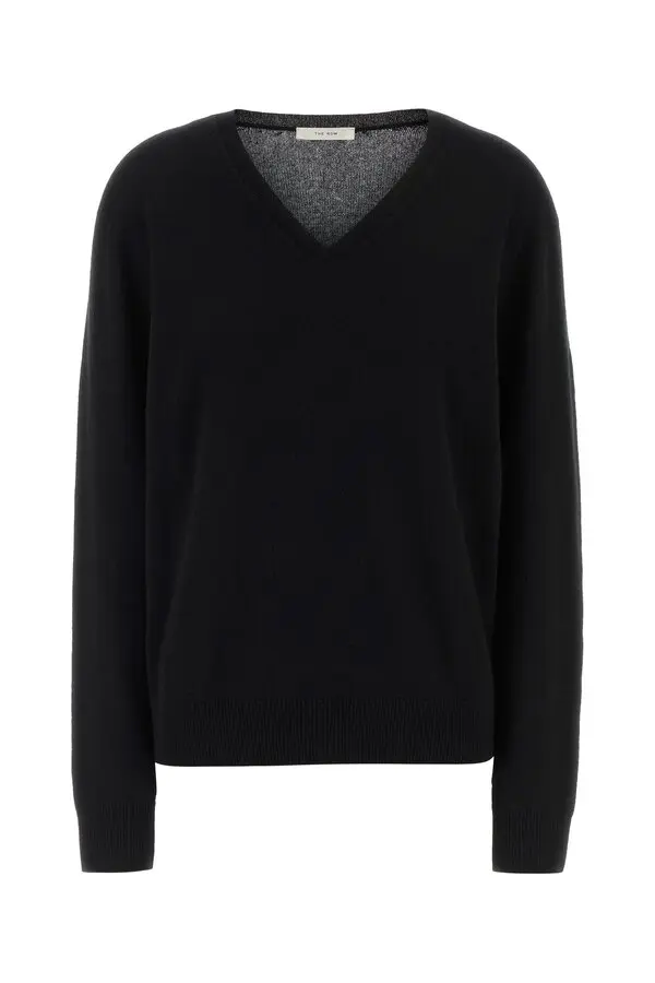 THE ROW Cashmere V-neck Sweater