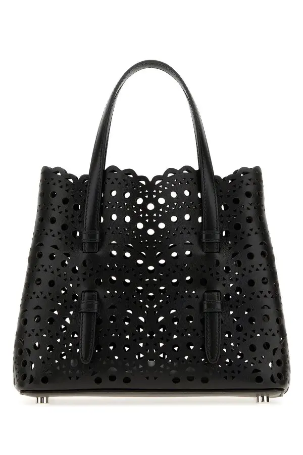 Alaïa Leather Mina 20 Handbag