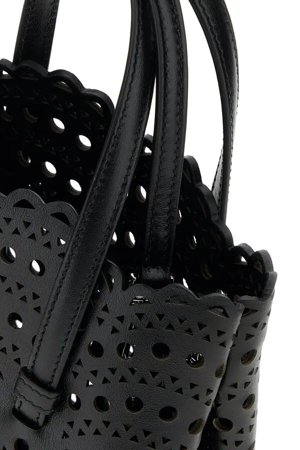 Alaïa Leather Mina 20 Handbag