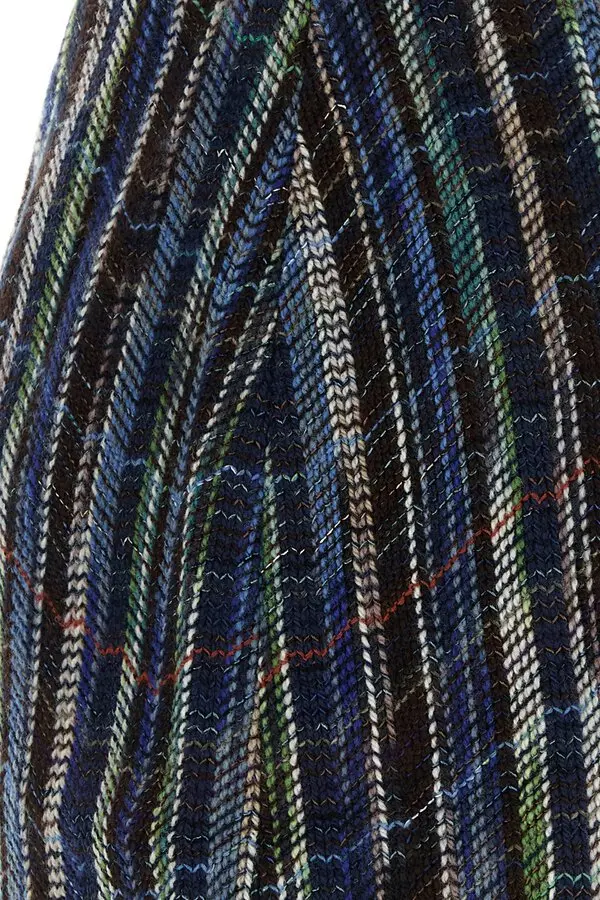 Missoni Embroidered Wool Blend Mini Skirt