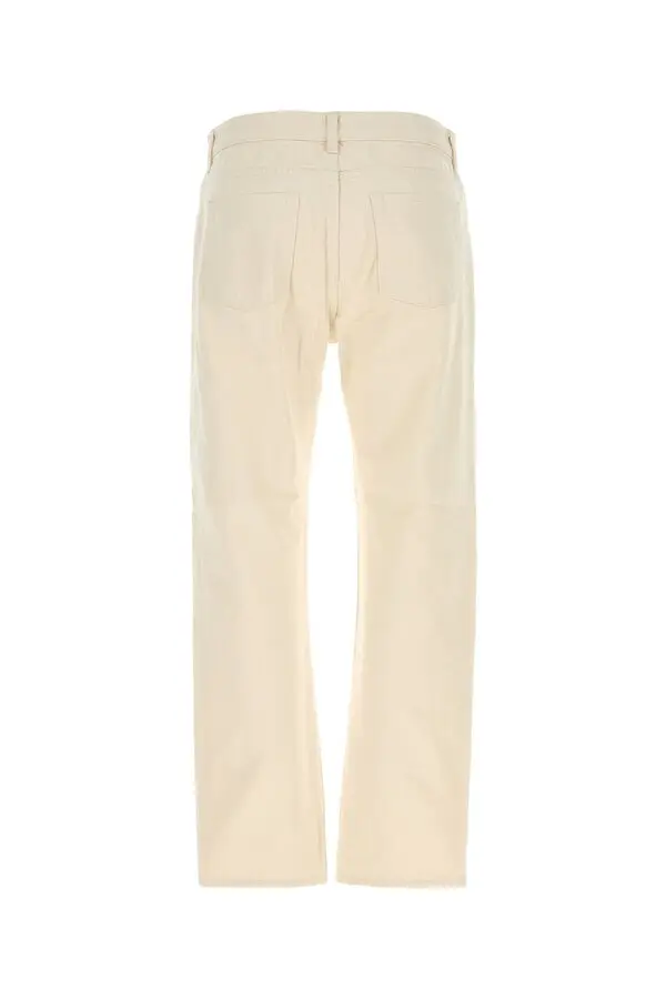 THE ROW Cream Denim Riaco Jeans