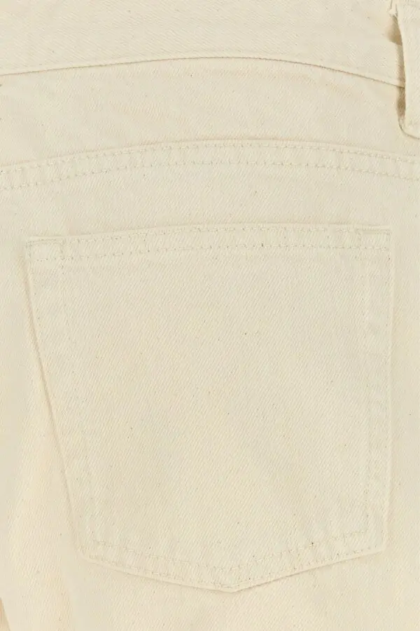THE ROW Cream Denim Riaco Jeans