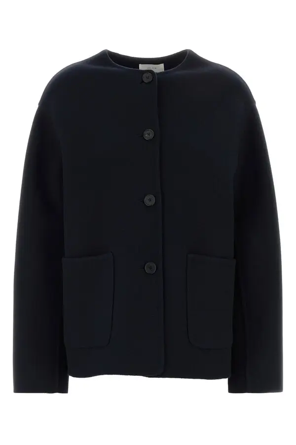 THE ROW Midnight Wool Blend Quintus Jacket