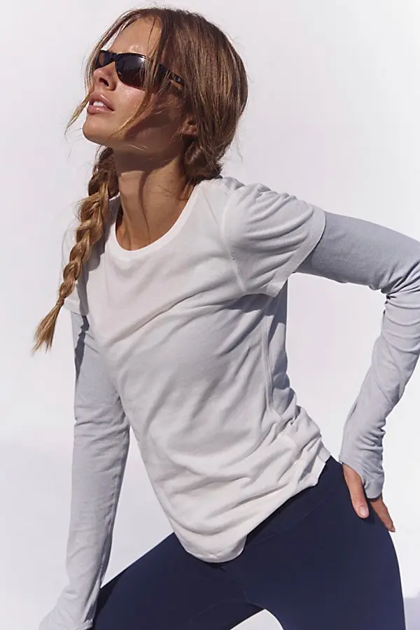 Free People Kit Tee - White