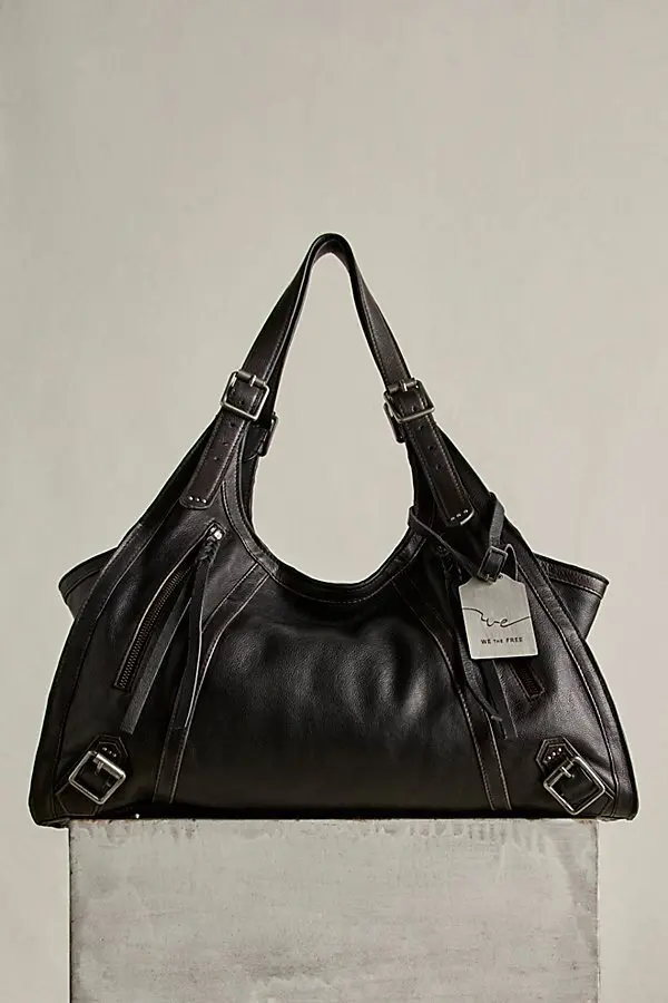 Free People We The Free Emery Winged Tote Bag - Black