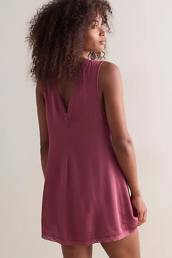 Free People Love Era Mini Slip Dress