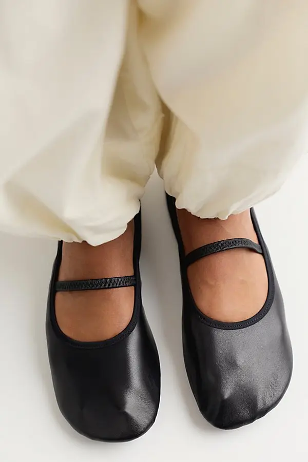 ALOHAS Naira Mary Jane Ballet Flats - Black