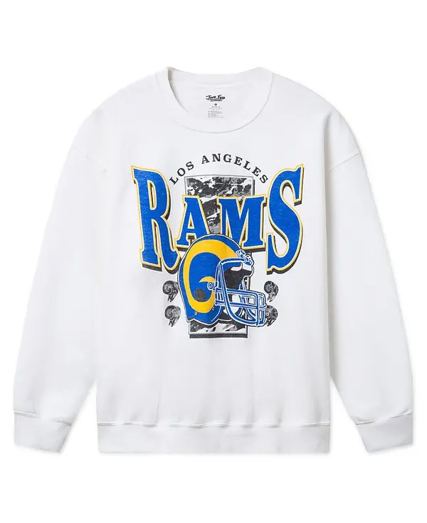 Junk Food Clothing Los Angeles Rams Graphic Crewneck Fleece