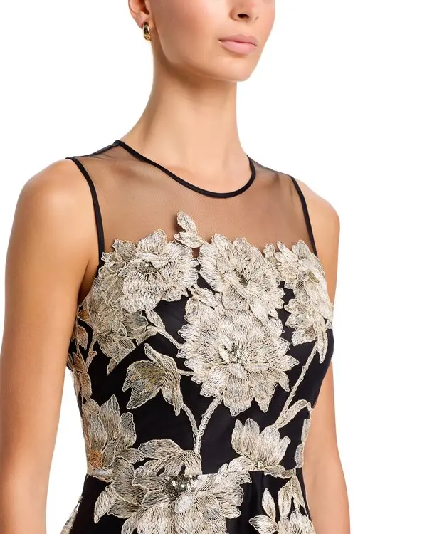 Eliza J Lace Sleeveless Midi Dress