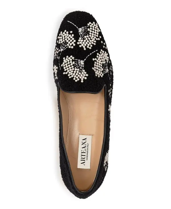 ARTEANA Alea Smoking Slipper - Black