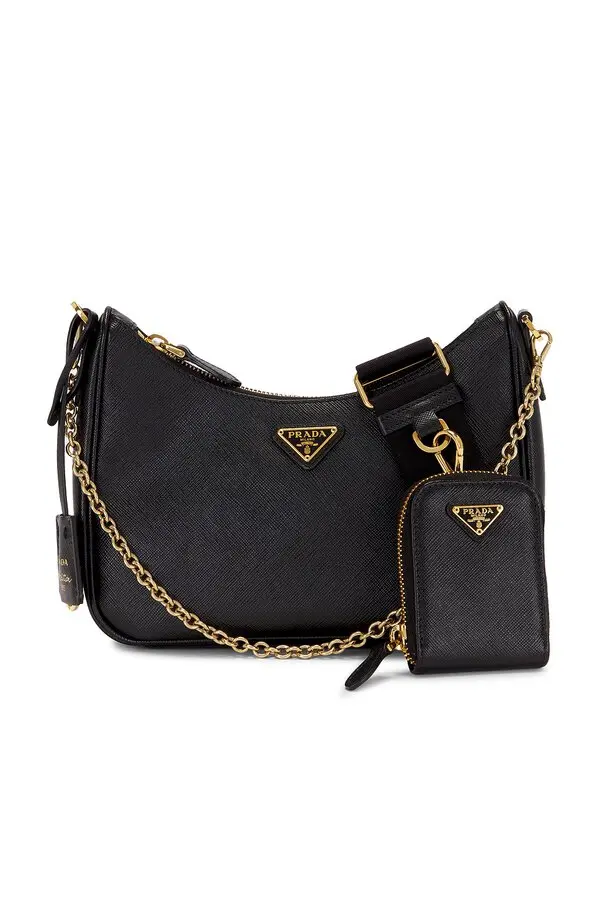 Prada Saffiano Re-edition 2005 Shoulder Bag