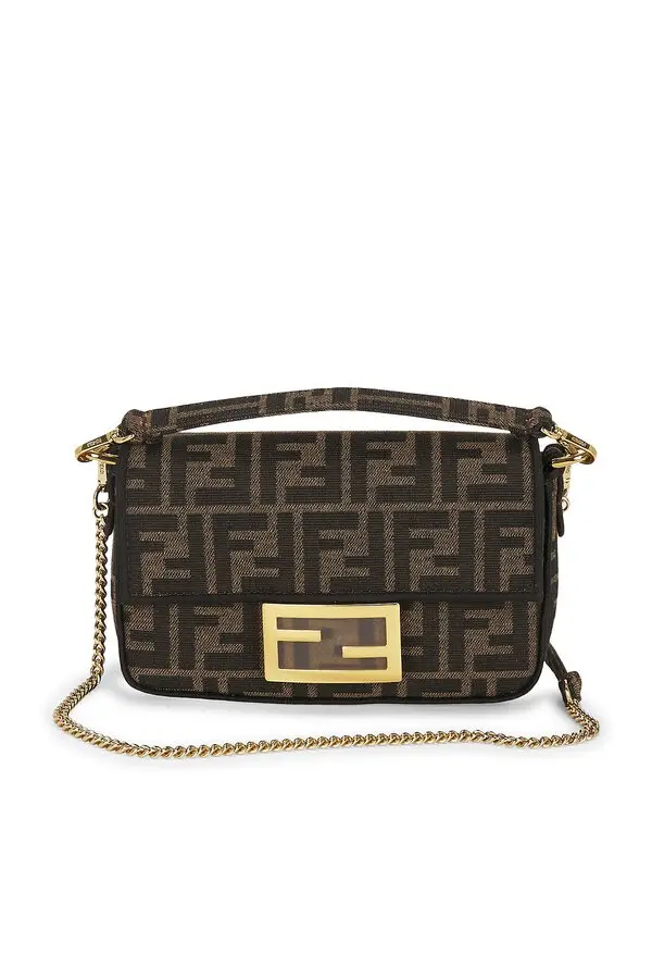 Fendi Mini Ff 1974 Baguette Shoulder Bag