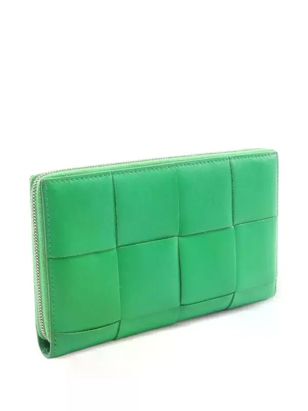 Bottega Veneta 2000s Maxi Intrecciato Wallet