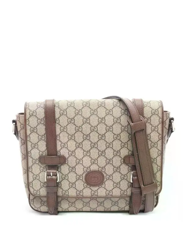 Gucci 2010s Gg Supreme Messenger Bag - Neutrals